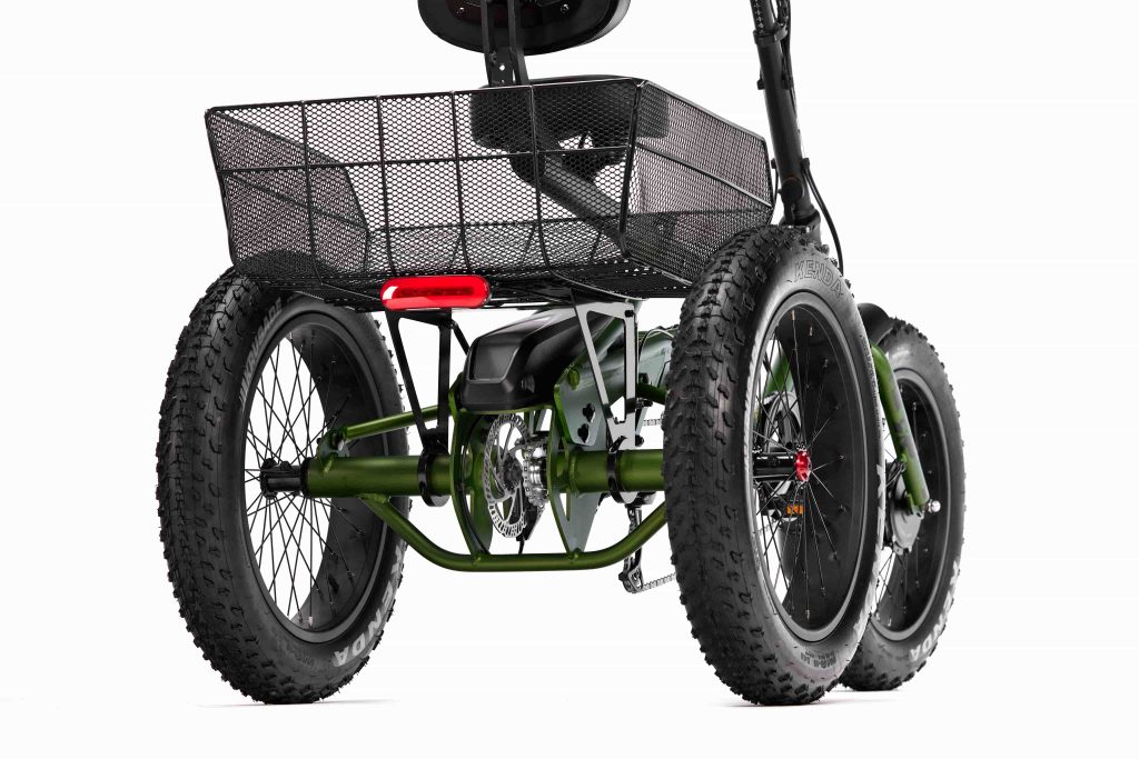 e-Fat Azteca Black Electric Tricycle -14 AH Battery | ZIZE Bikes