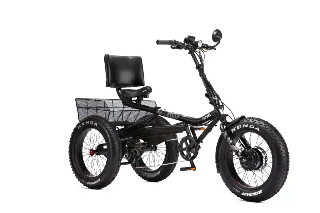 e-Fat Azteca Black Electric Tricycle -14 AH Battery | ZIZE Bikes