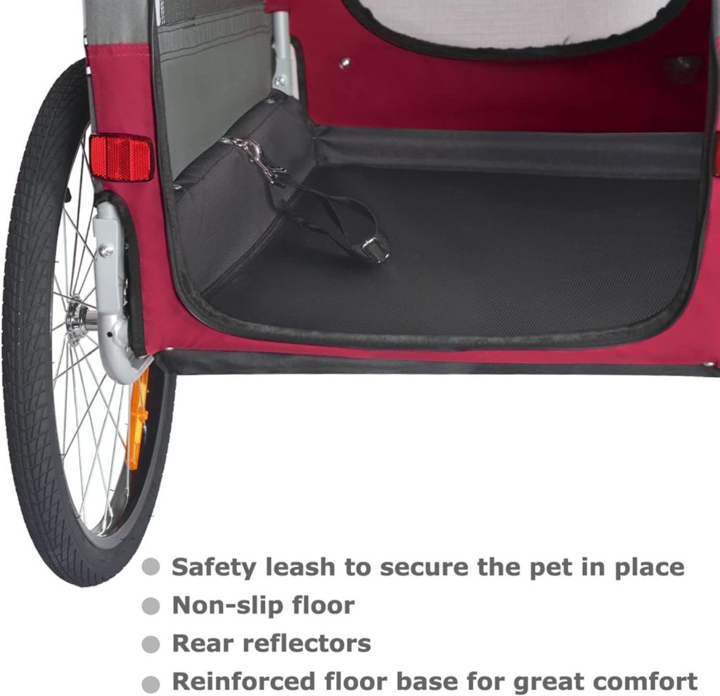 Doggyhut Premium Pet Bike Trailer Bicycle Trailer for Medium or Large ...