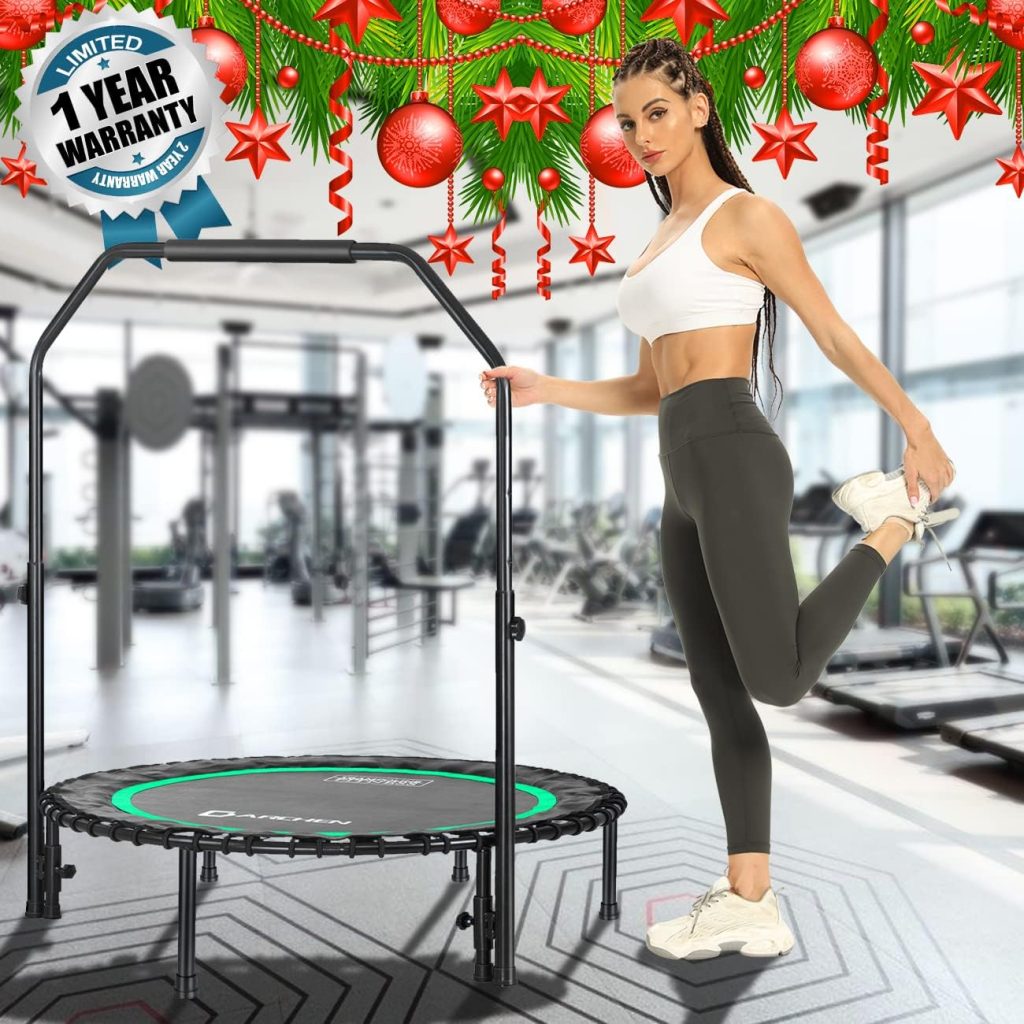 Darchen 450 lbs Mini Trampoline for Adults, Indoor Small Rebounder ...