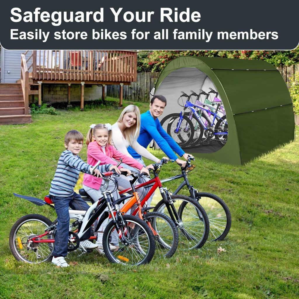 H&ZT Bike Storage Tent, Patio Storage Shed, Outdoor Storage Cover for ...
