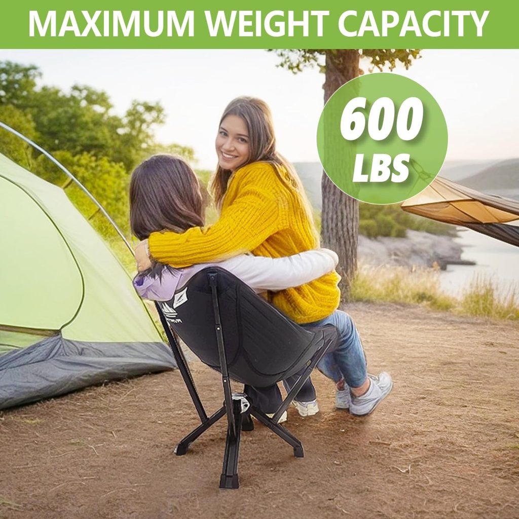MTRVR Folding Camping Chairs, Portable Camp Chair, Lightweight, Compact ...