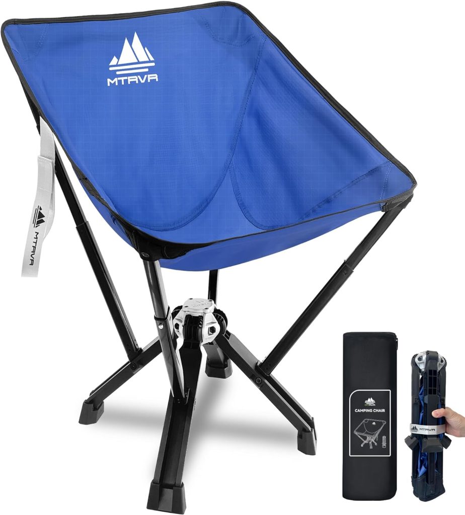 MTRVR Folding Camping Chairs, Portable Camp Chair, Lightweight, Compact ...