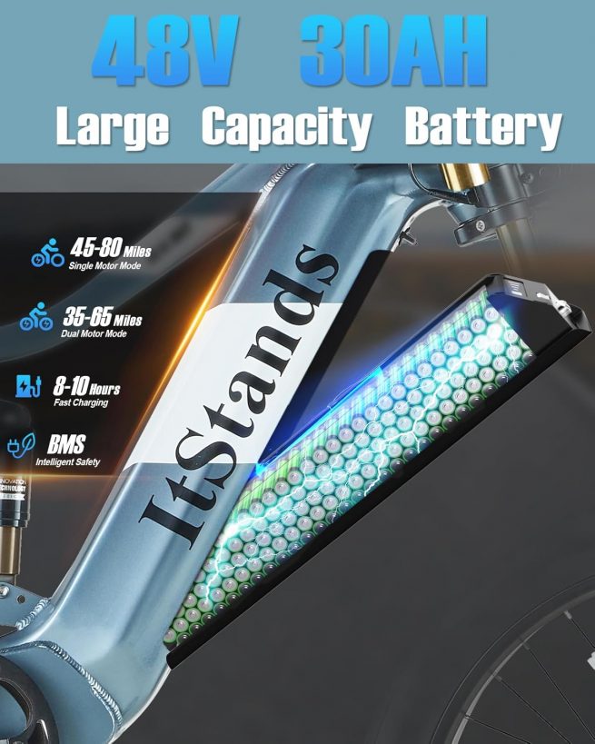 BIGUODIR RX30 Dual Motor Electric Bike for Adults | ZIZE Bikes