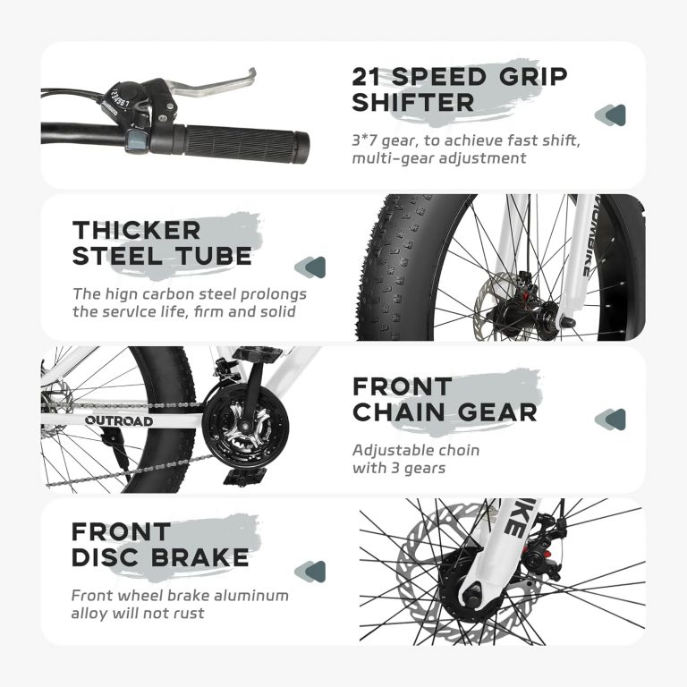 Outroad Fat Tire Mountain Bike | ZIZE Bikes